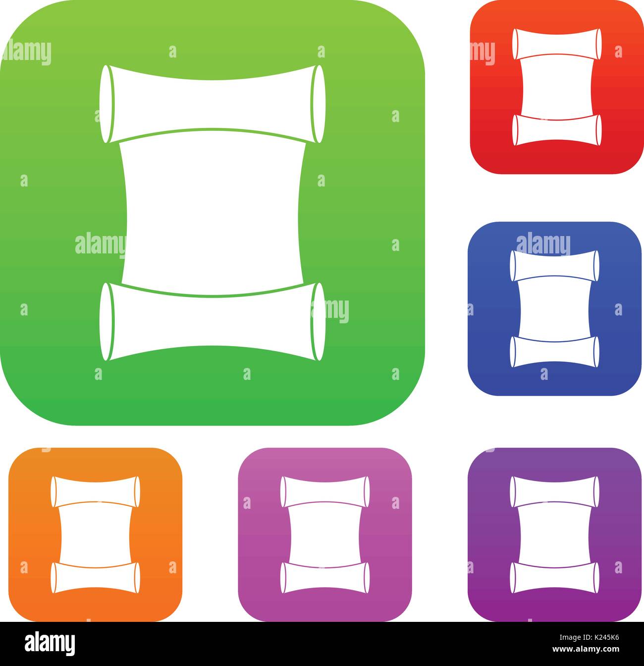 Scroll set collection Stock Vector Image & Art - Alamy