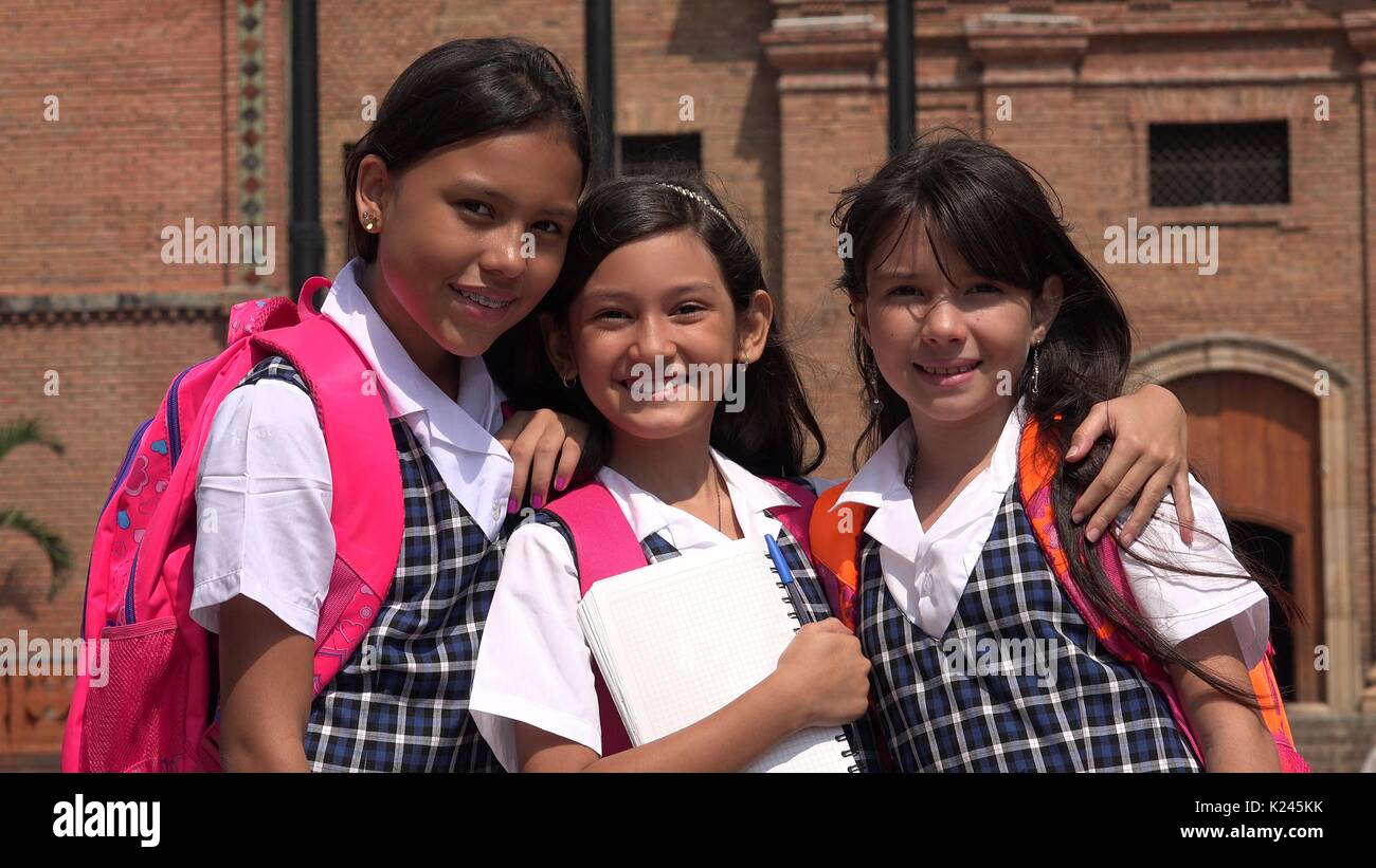 School Kids Wearing School Uniforms Stock Photo - Alamy