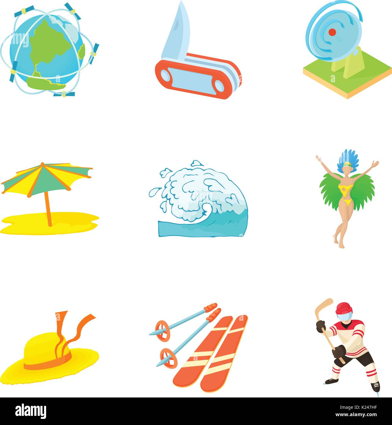Venture icons set, cartoon style Stock Vector Image & Art - Alamy