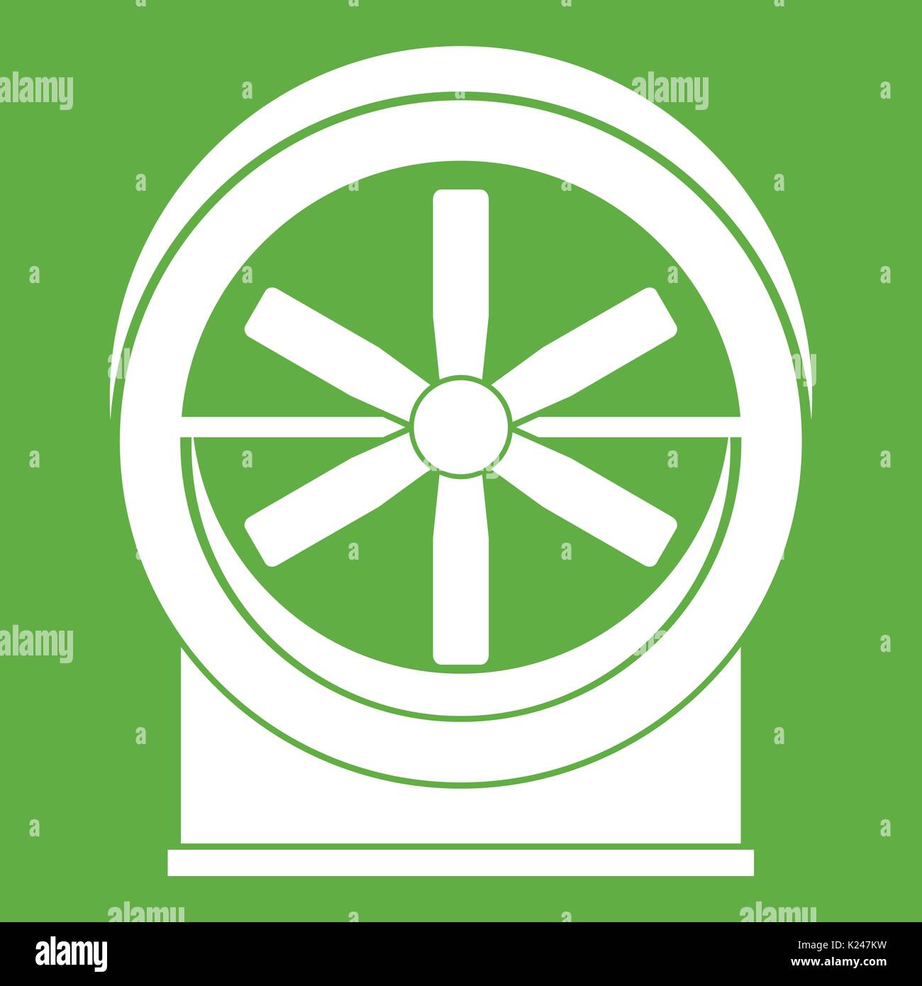 Fan icon green Stock Vector Image & Art - Alamy