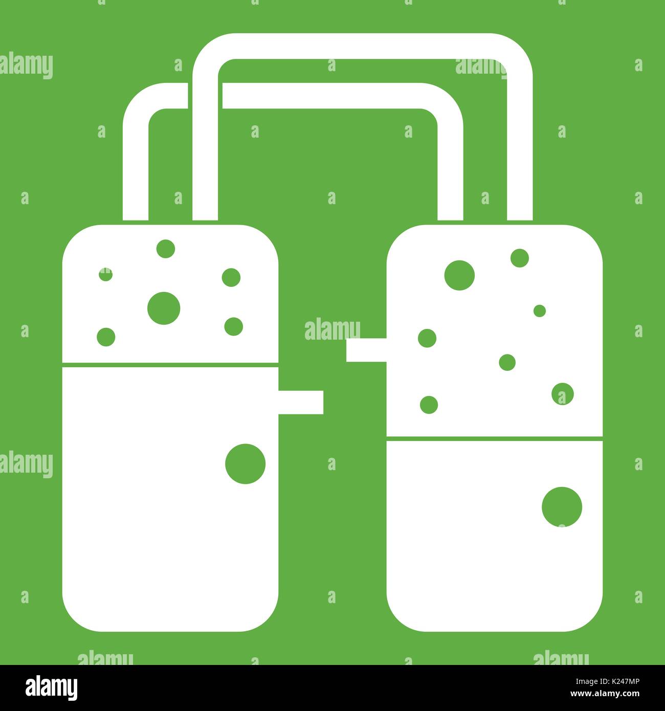 Old factory containers Stock Vector Images - Alamy