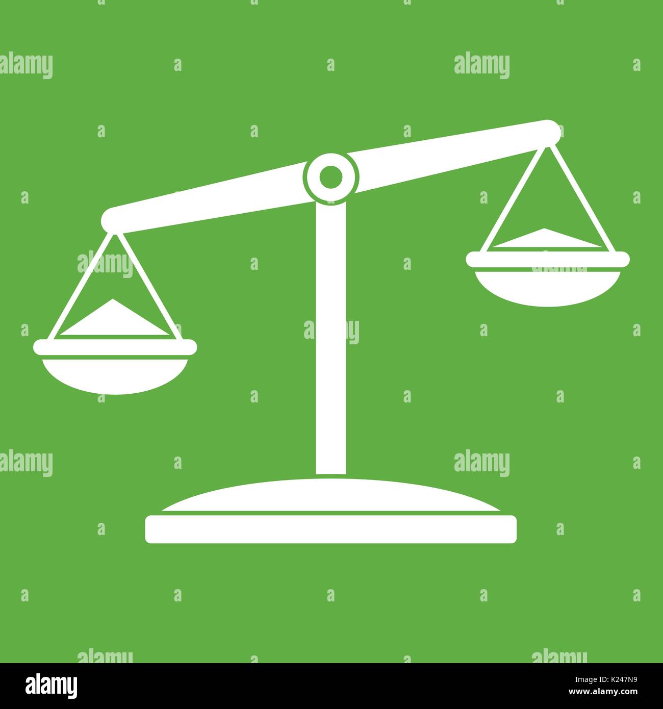 Retro scales icon green Stock Vector Image & Art - Alamy