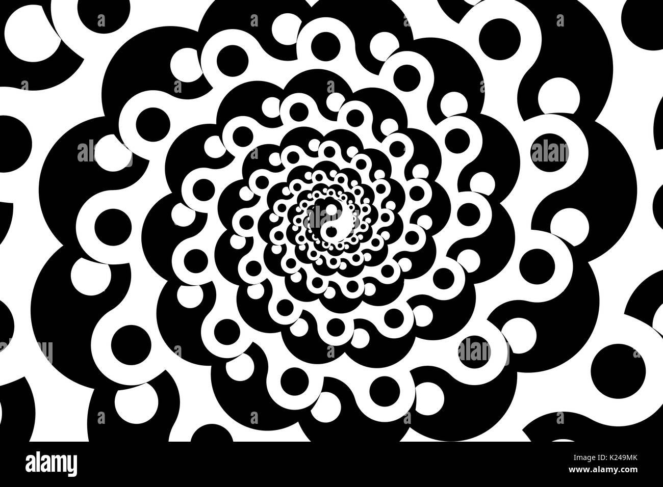 Yin and yang vector pattern Stock Vector Image & Art - Alamy
