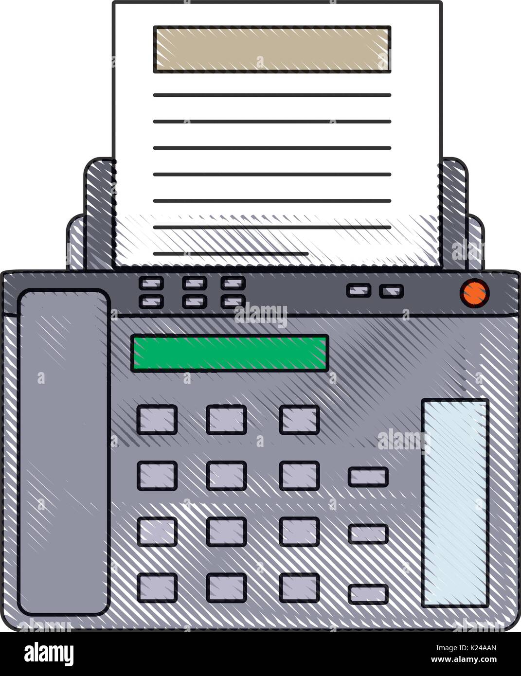 fax machine icon Stock Vector Image & Art - Alamy