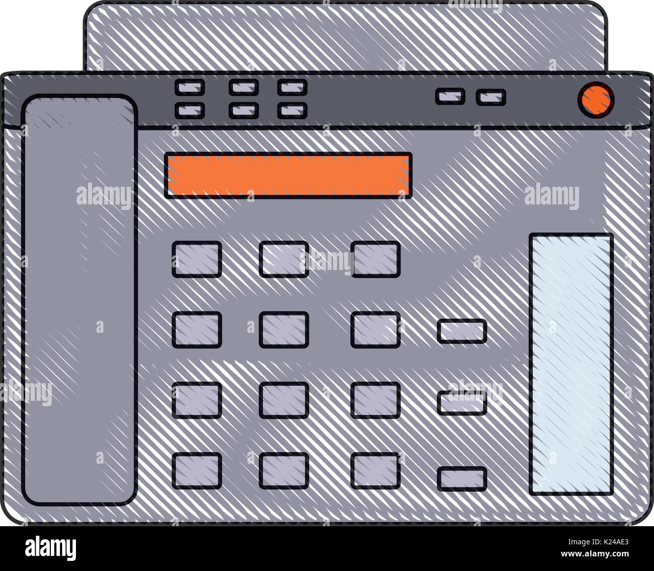 fax machine icon Stock Vector Image & Art - Alamy