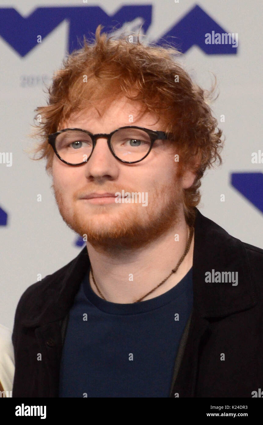 INGLEWOOD, CA - AUGUST 27: Ed Sheeran at the 2017 MTV Video Music ...