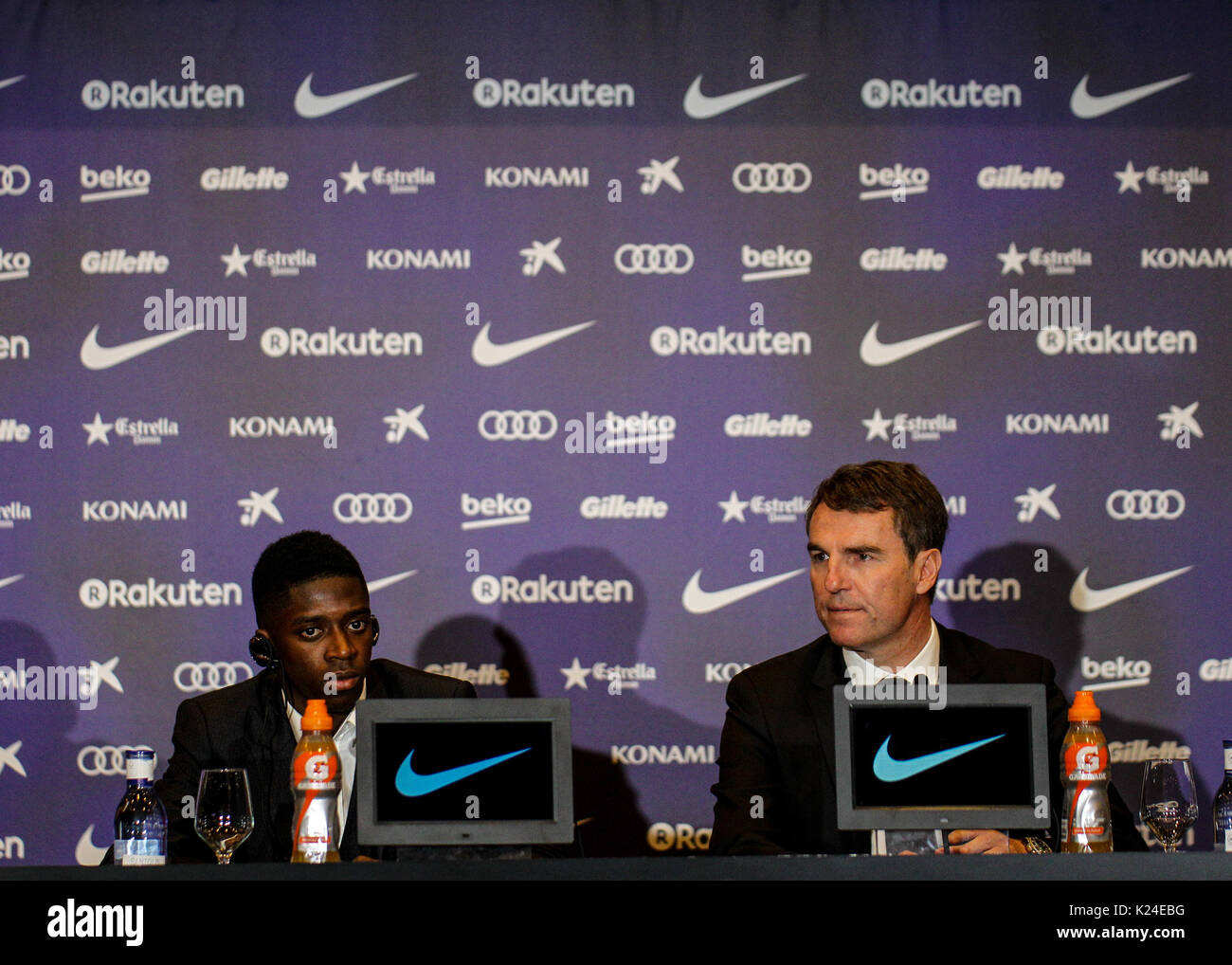 Ousmane dembele barcelona presentation hi-res stock photography and images - Alamy