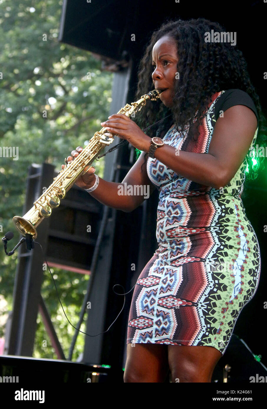 Thompson square park new york hi-res stock photography and images - Alamy