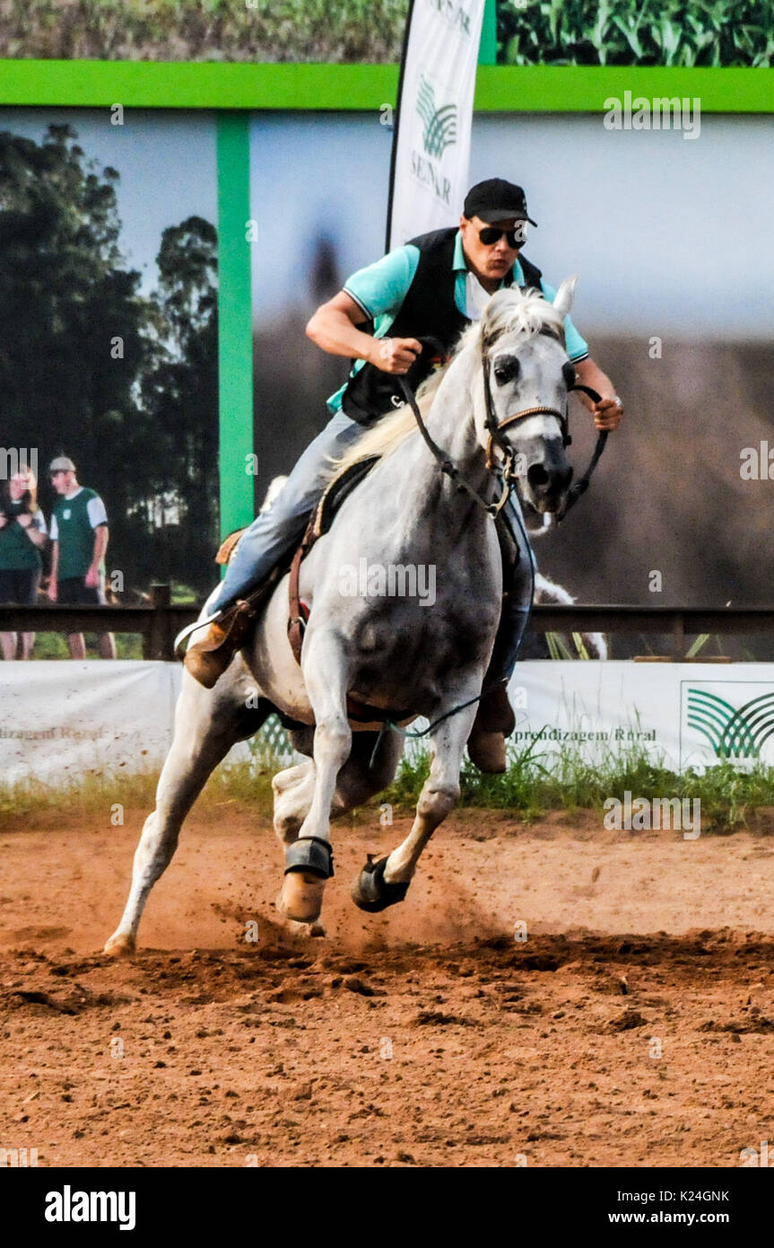 Esteio, Brazil. 28th Aug, 2017. Events and movement of the 40 Expointer ...