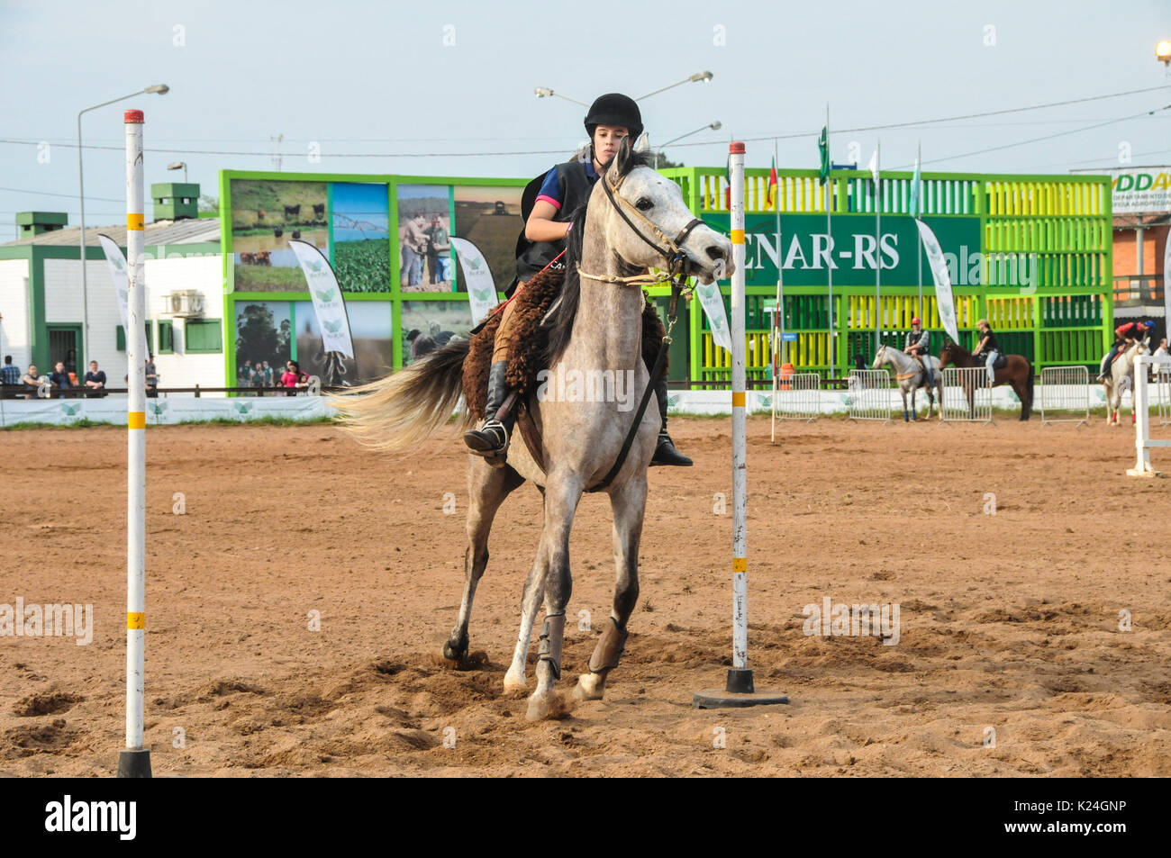 Esteio, Brazil. 28th Aug, 2017. Events and movement of the 40 Expointer ...