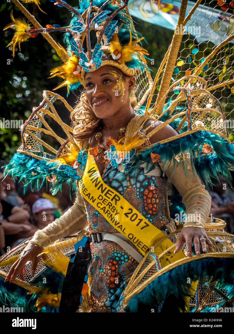 Leeds, UK. 28th August, 2017. The 50th Leeds West Indian Carnival at ...