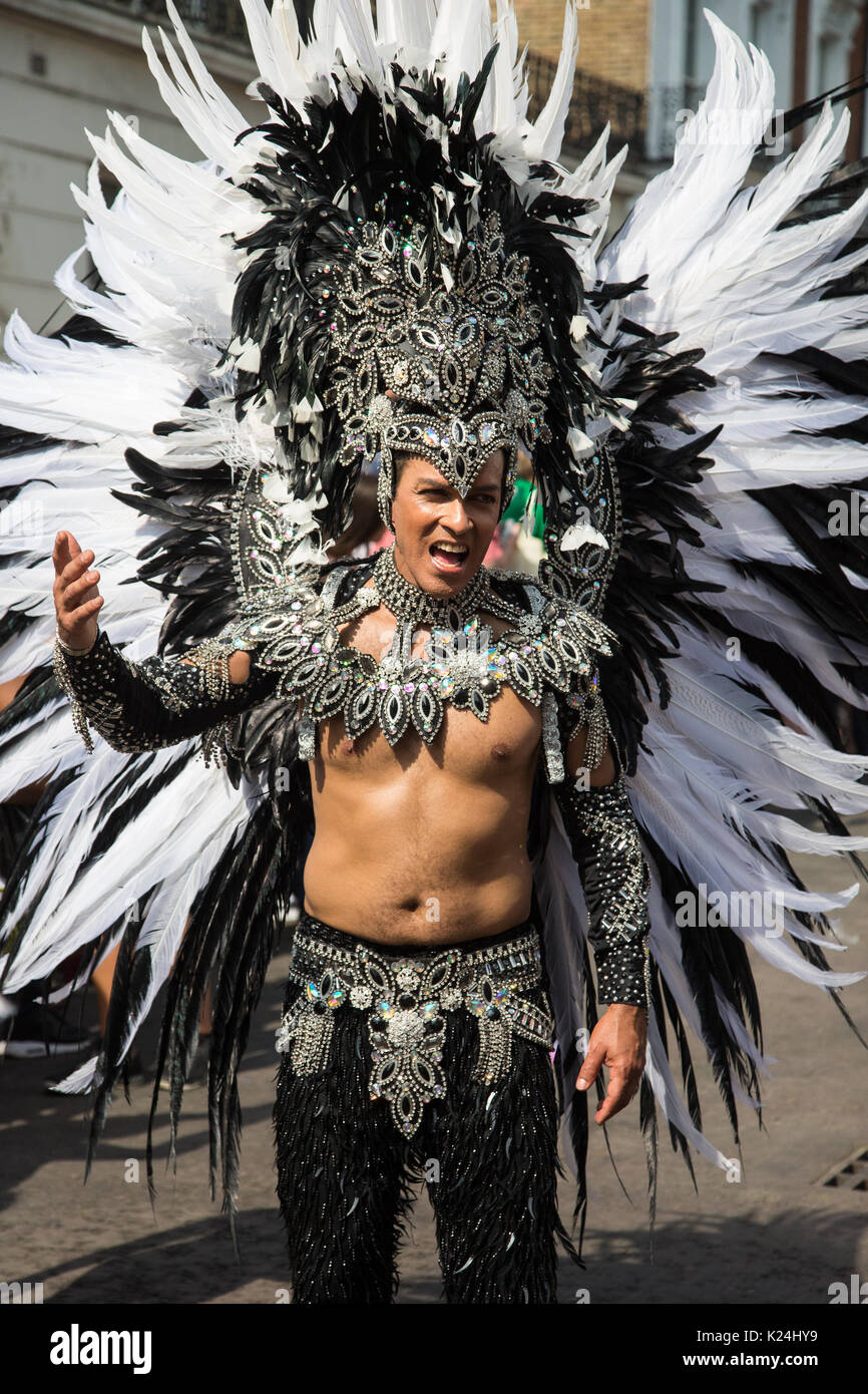 London, UK. 28th August, 2017. Performers from the London School of ...