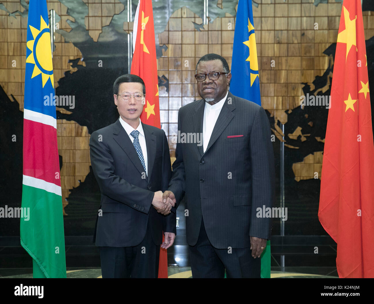 Hage geingob president of namibia hi-res stock photography and images ...