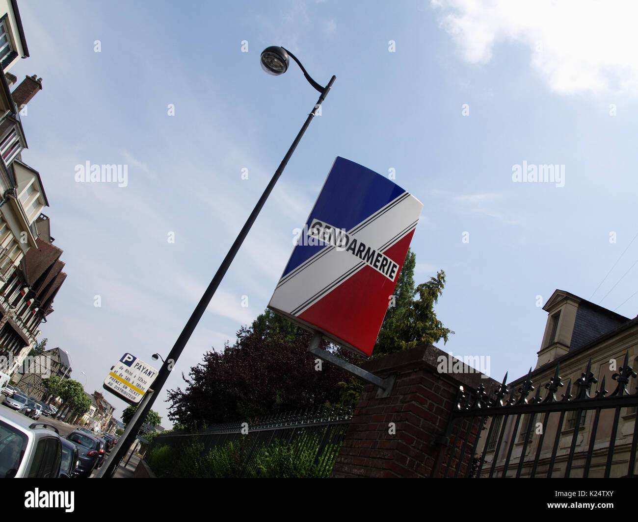 Gendarmerie (police station) in Evreux, Upper Normandy, France Stock ...