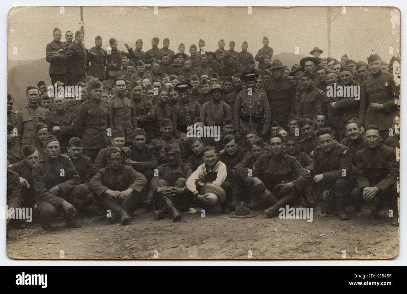 Allied Troops, Group Portrait Stock Photo - Alamy