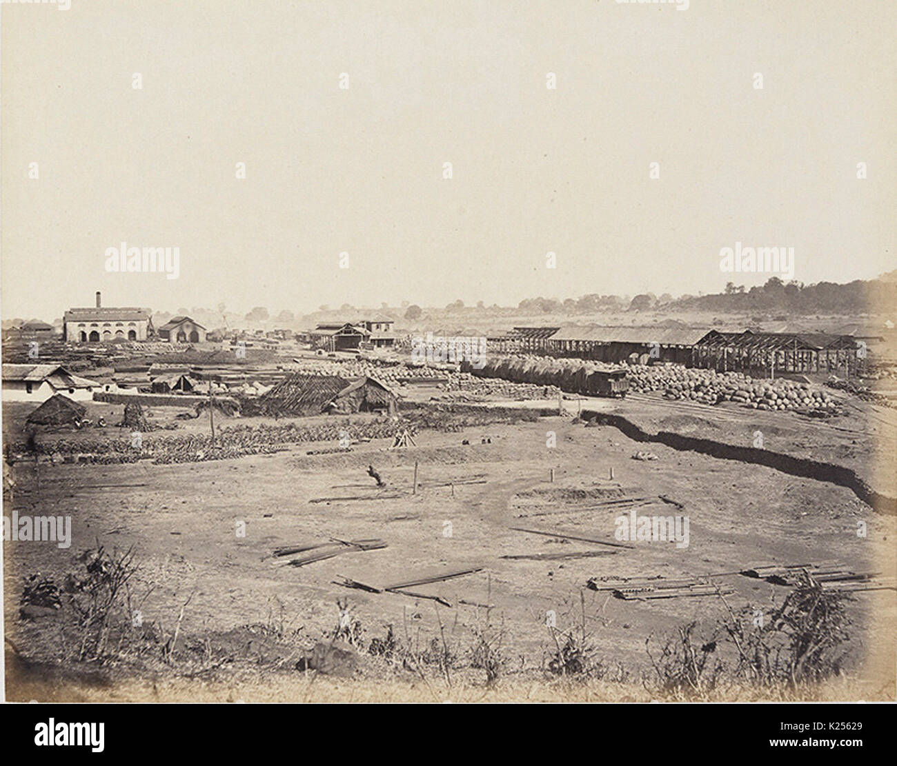 Cotton Thull Ghaut G.I.P.Ry Stock Photo - Alamy