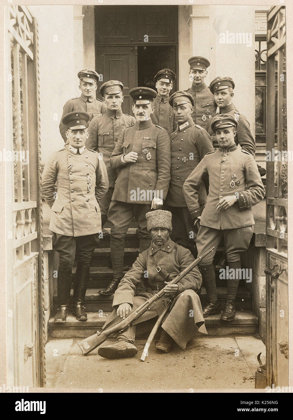 German officers and cossack hi-res stock photography and images - Alamy