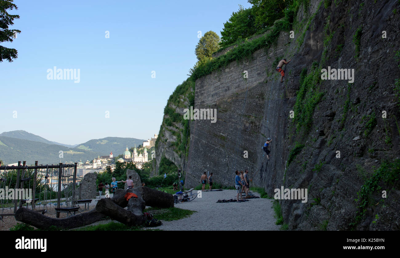 Monchsberg salzburg austria travel hi-res stock photography and images ...