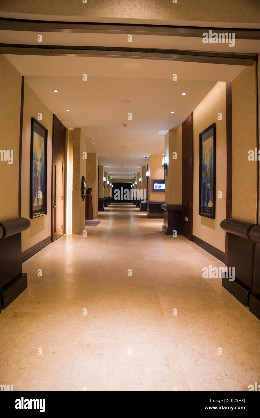 Hotel corridor design hi-res stock photography and images - Alamy