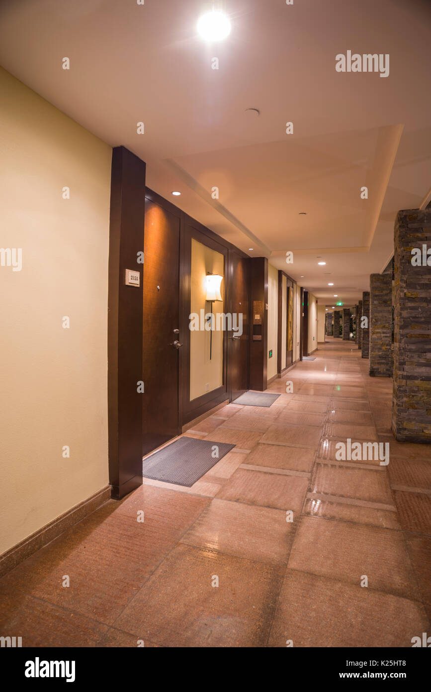 Hotel corridor design hi-res stock photography and images - Alamy