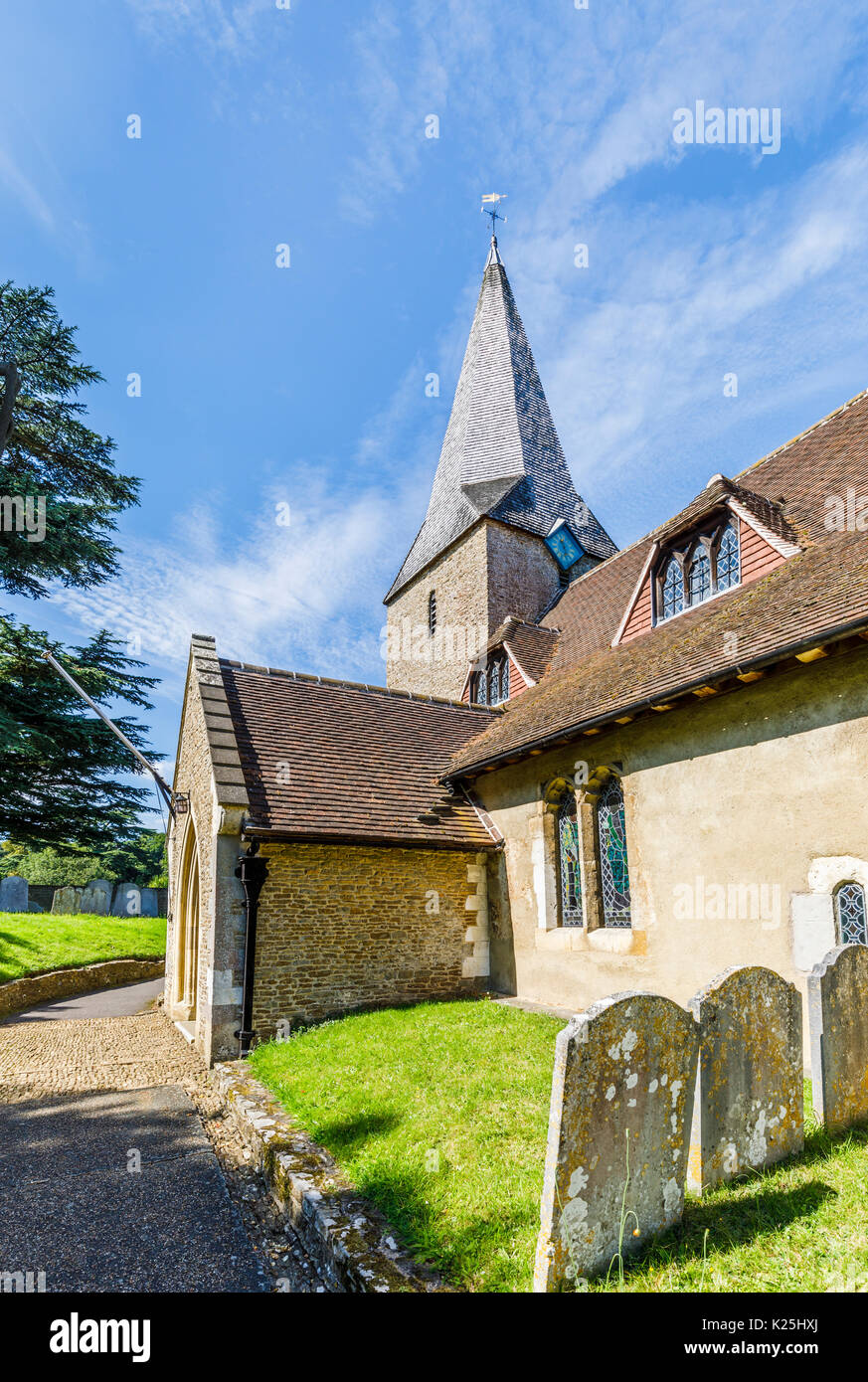St nicholas church compton surrey hi-res stock photography and images ...