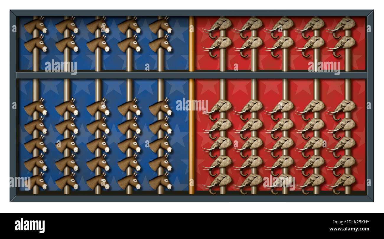 Donkey and elephant politics 2016 hi-res stock photography and images ...