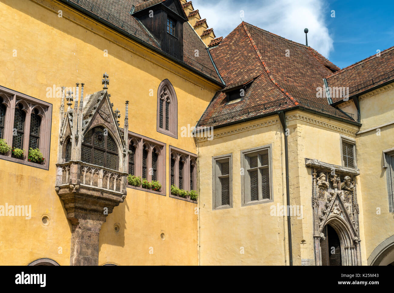 Germany bavaria regensburg town hall hi-res stock photography and ...