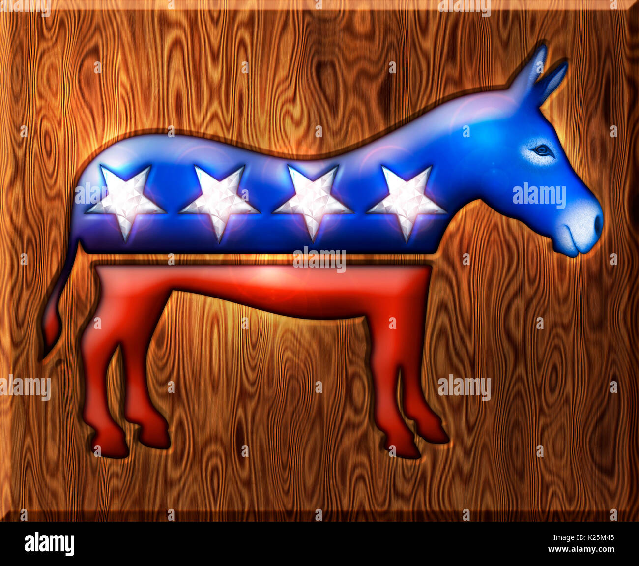 Democratic donkey hi-res stock photography and images - Alamy