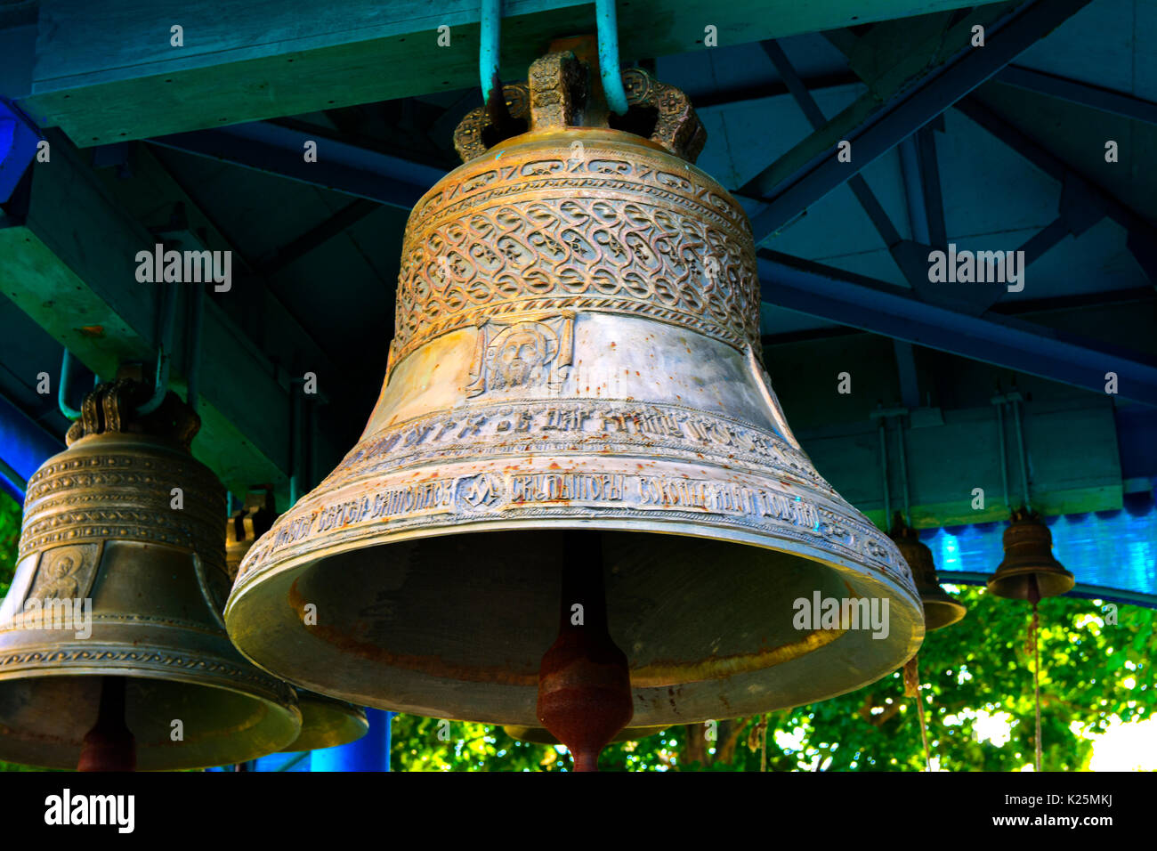 The bell of the St. Ilyinsky temple in the dead radioactive zone ...