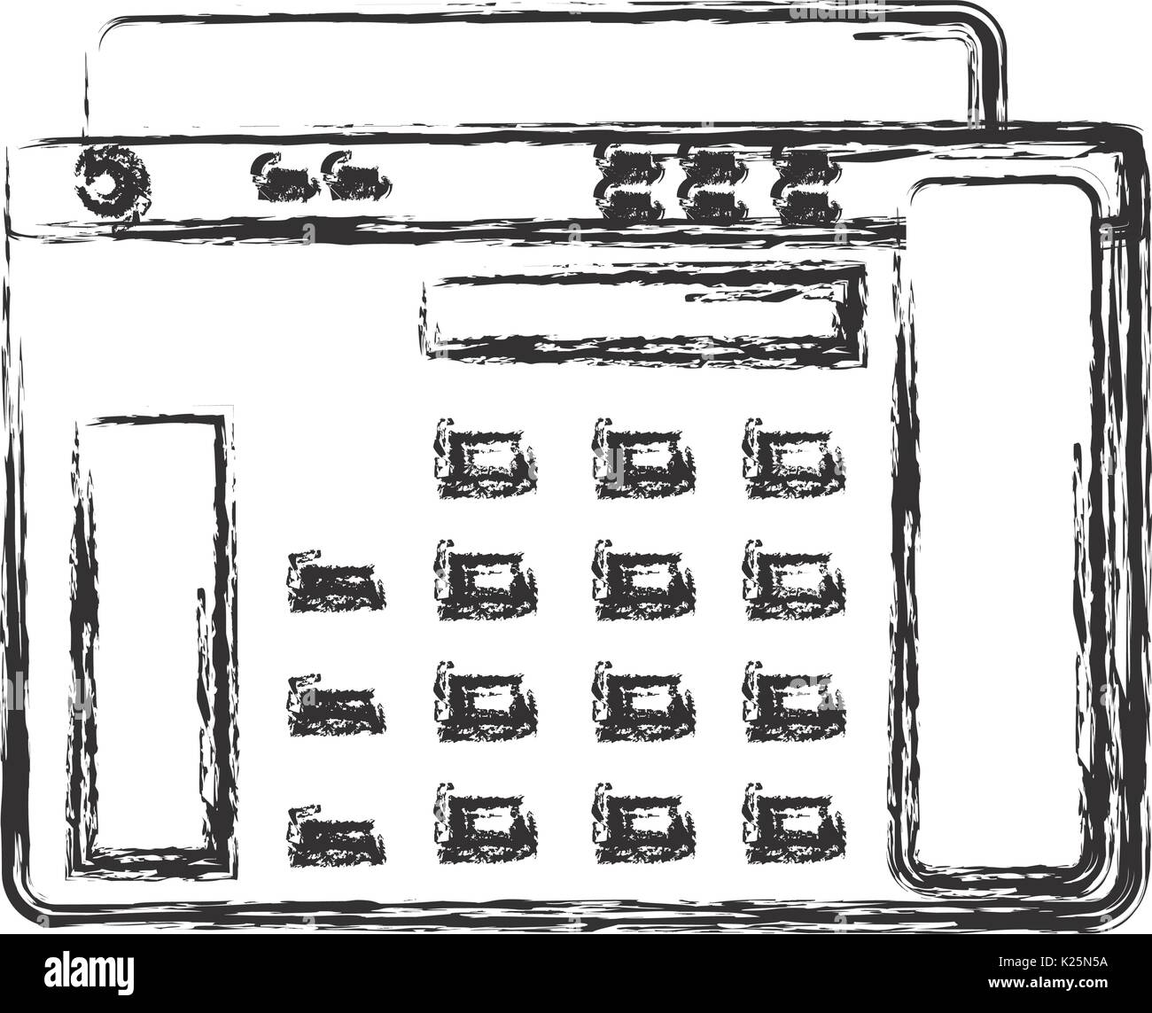 Retro fax machine hi-res stock photography and images - Alamy