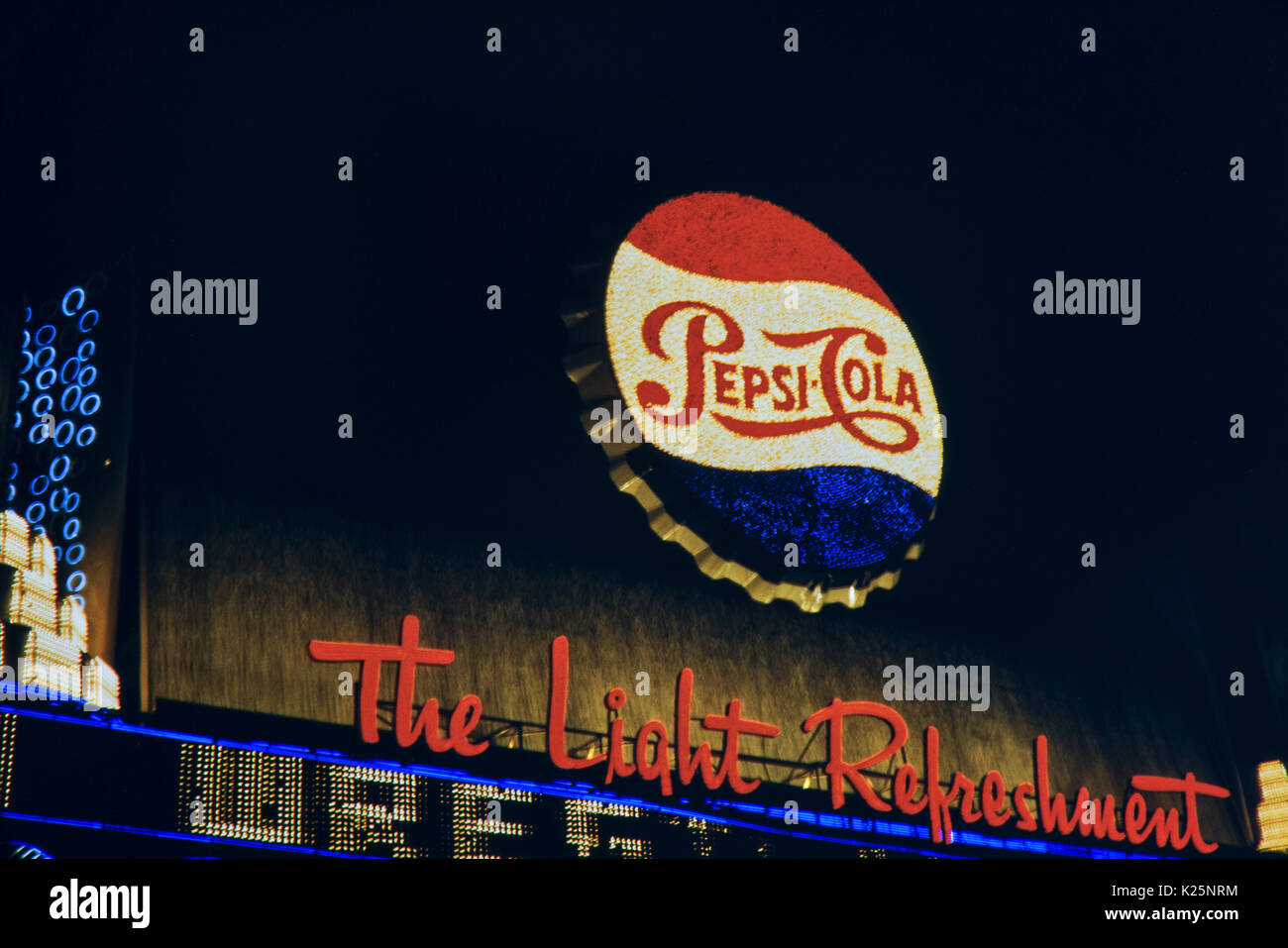 New York City Times Square. 1957 Pepsi Cola sign Stock Photo - Alamy