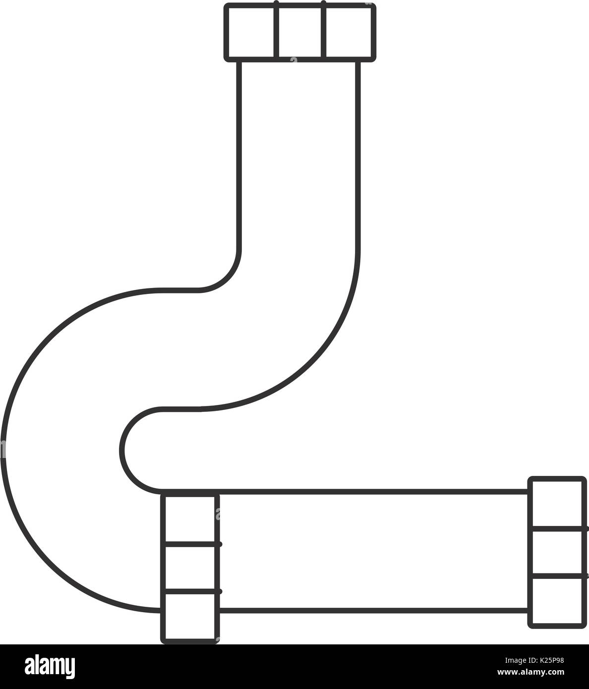 pipes plumbing design Stock Vector Image & Art - Alamy