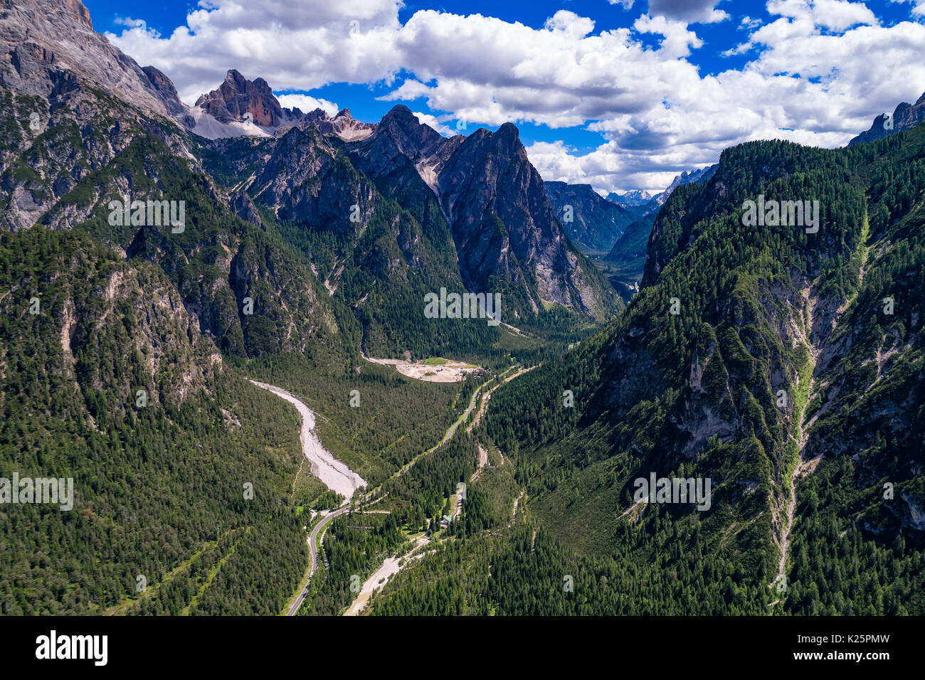Scenic view of the beautiful landscape in the Alps, Beautiful nature of ...