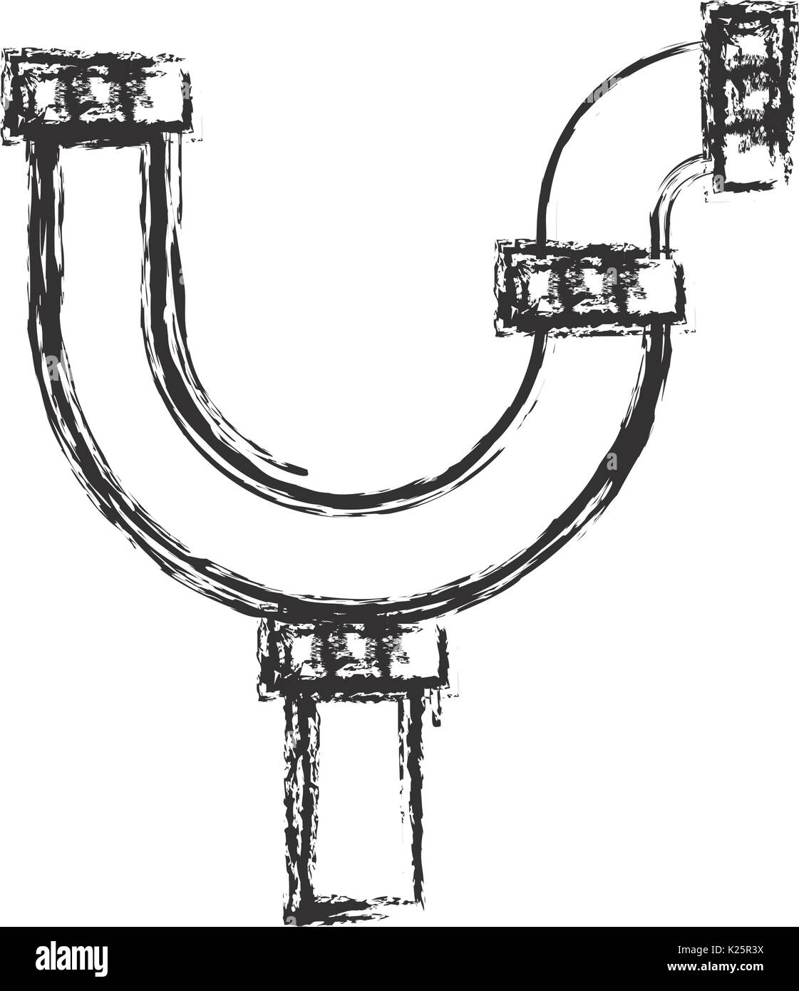 pipes plumbing design Stock Vector Image & Art - Alamy