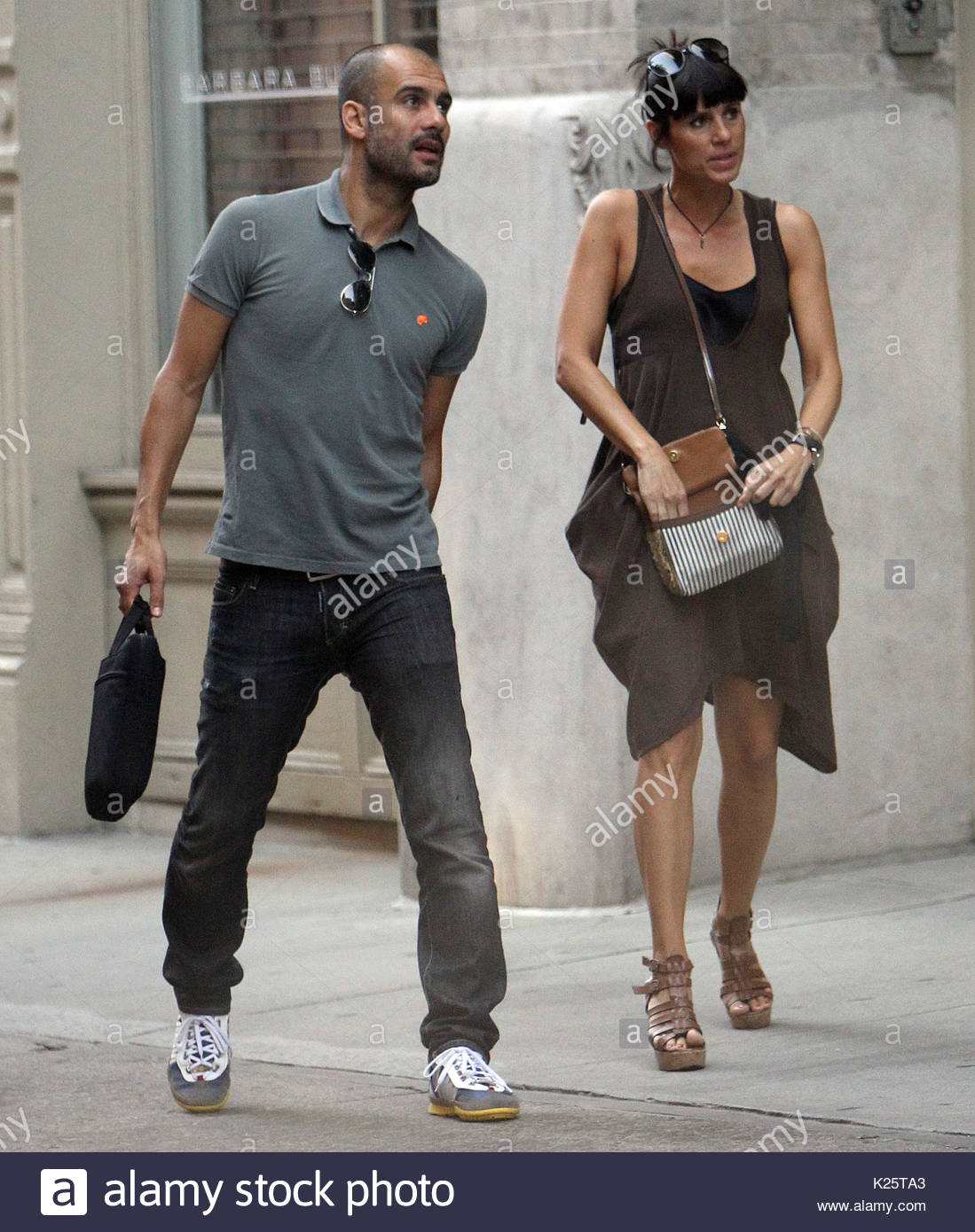 Guardiola And Wife Cristina Serra Stock Photos & Guardiola And Wife ...