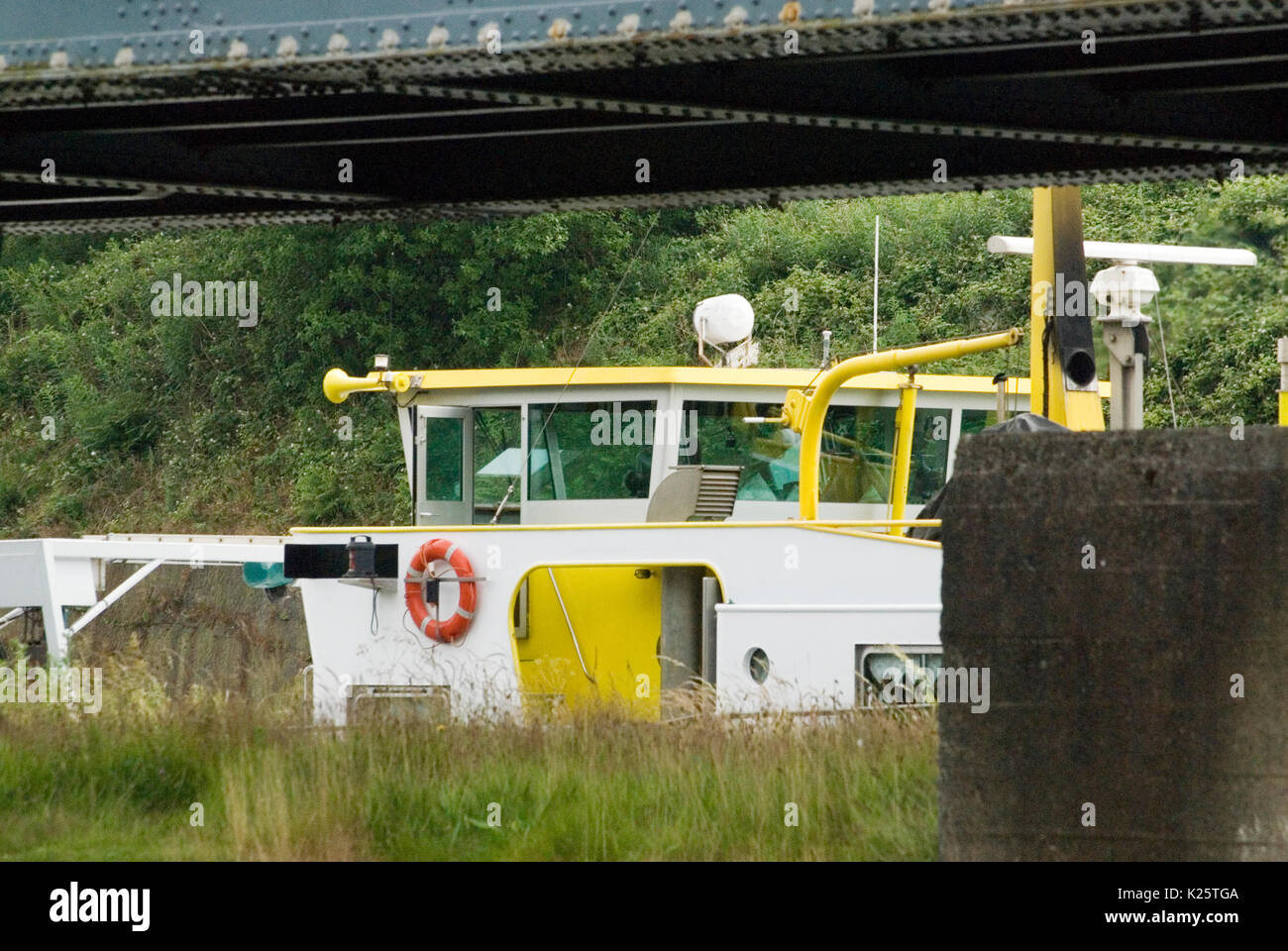 Barton Aqueduct bridge taking the Bridgewater Canal over the Manchester ...