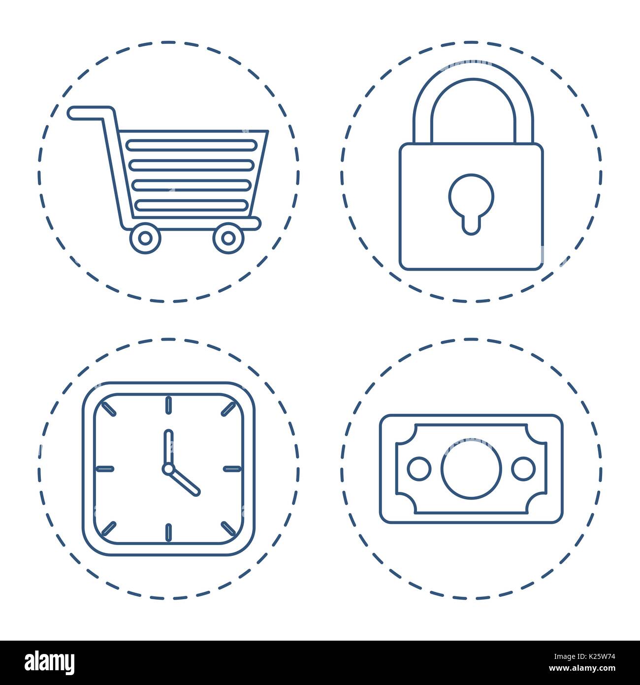 e-commerce concept design Stock Vector Image & Art - Alamy