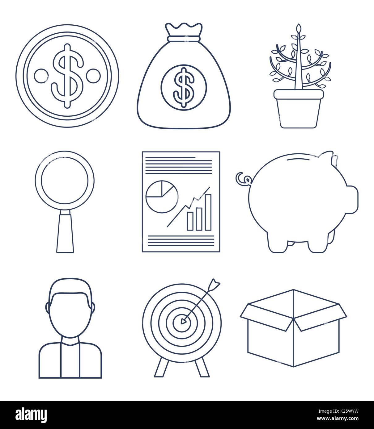 profit and money design Stock Vector Image & Art - Alamy