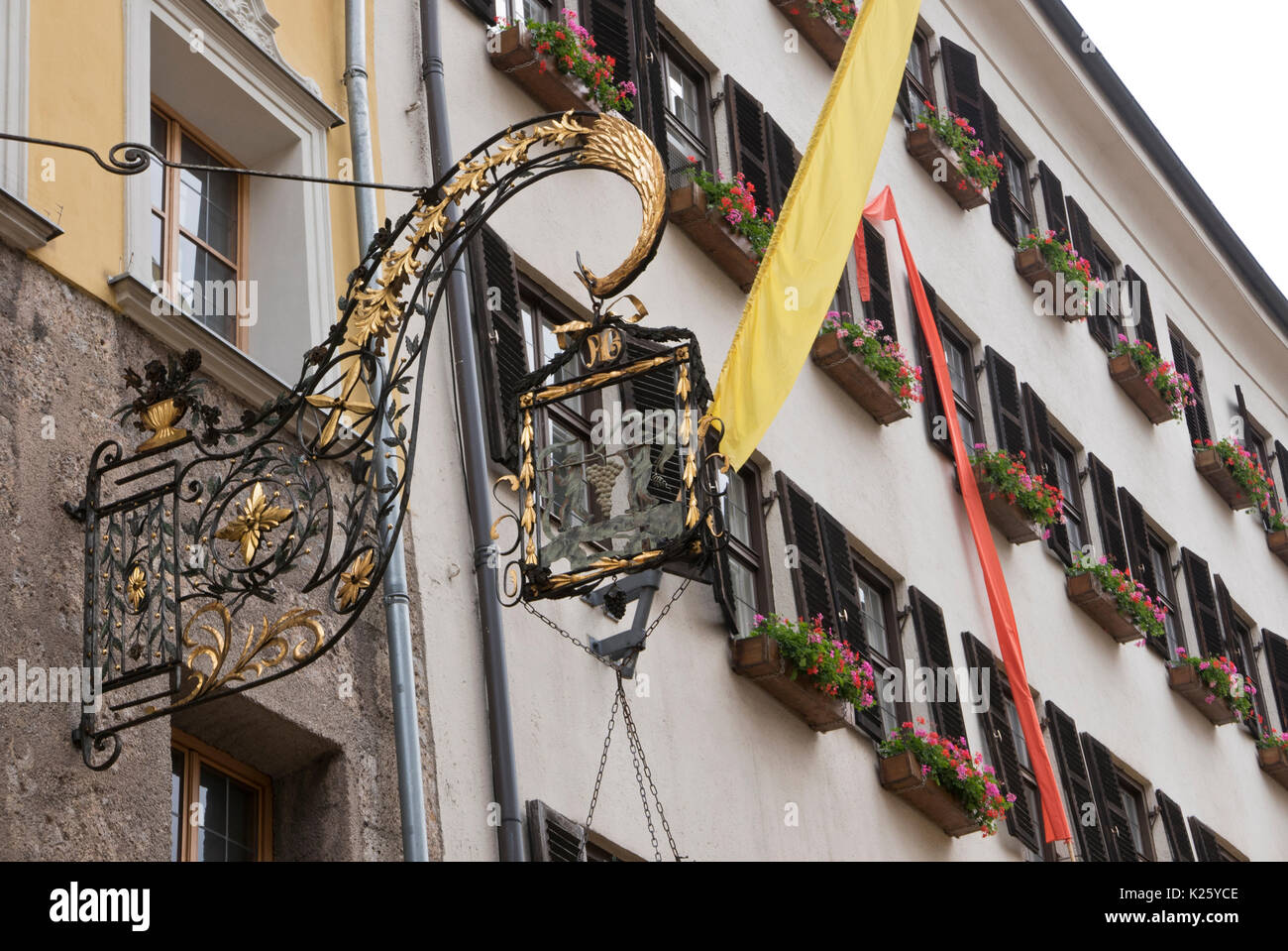 Austrian wooden shutters hi-res stock photography and images - Alamy