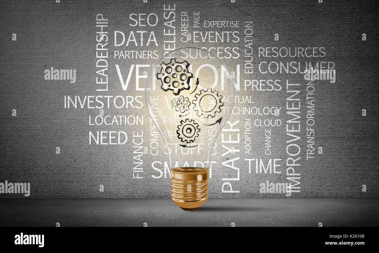 Concept of lightbulb as symbol of new idea Stock Photo - Alamy