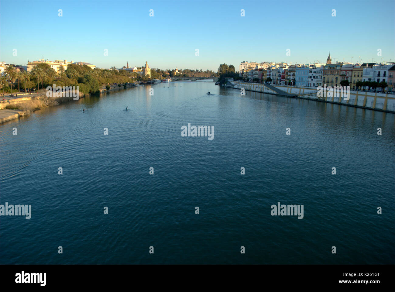 seville ,guadalquivir river Stock Photo - Alamy