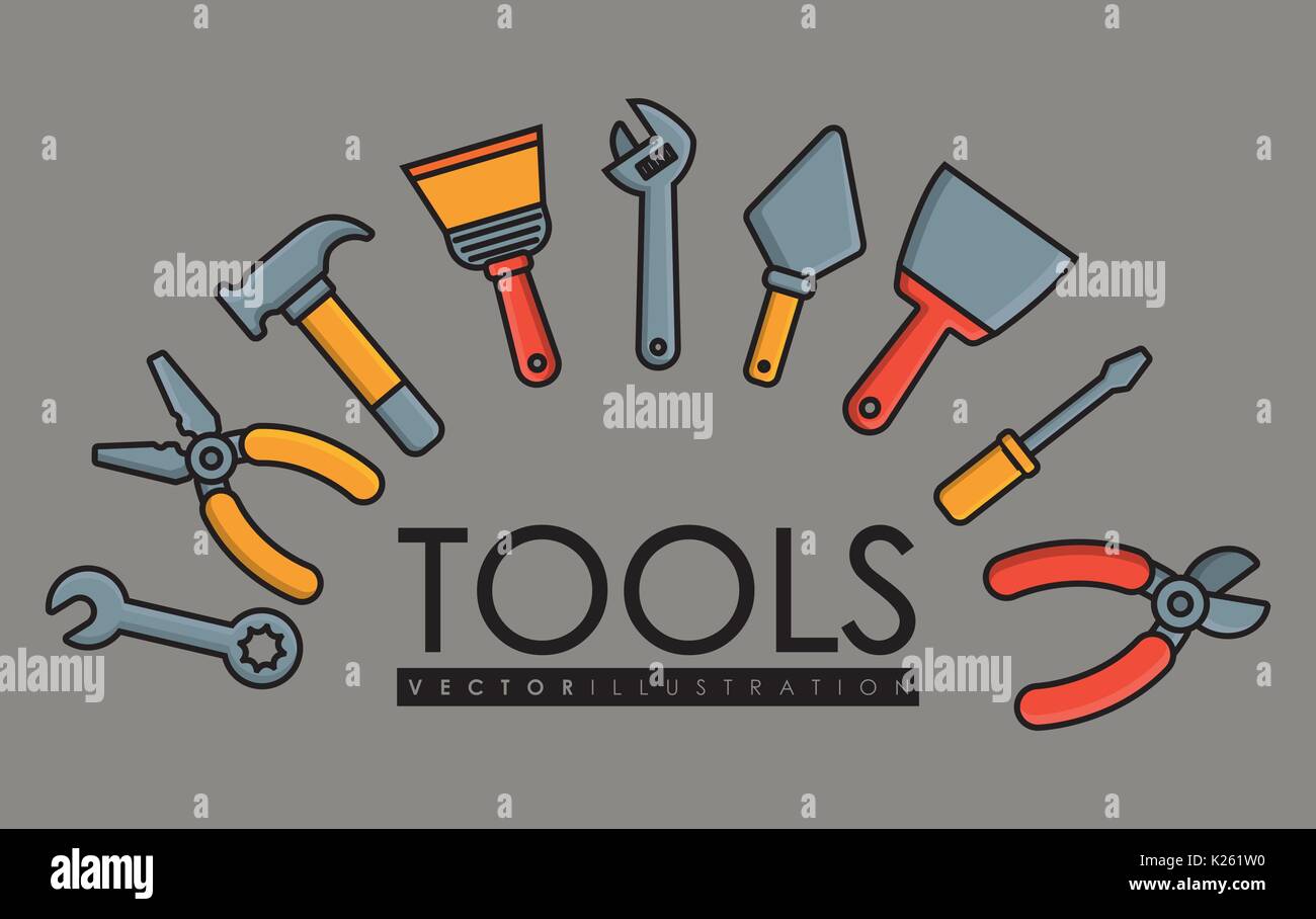 repair tools design Stock Vector Image & Art - Alamy