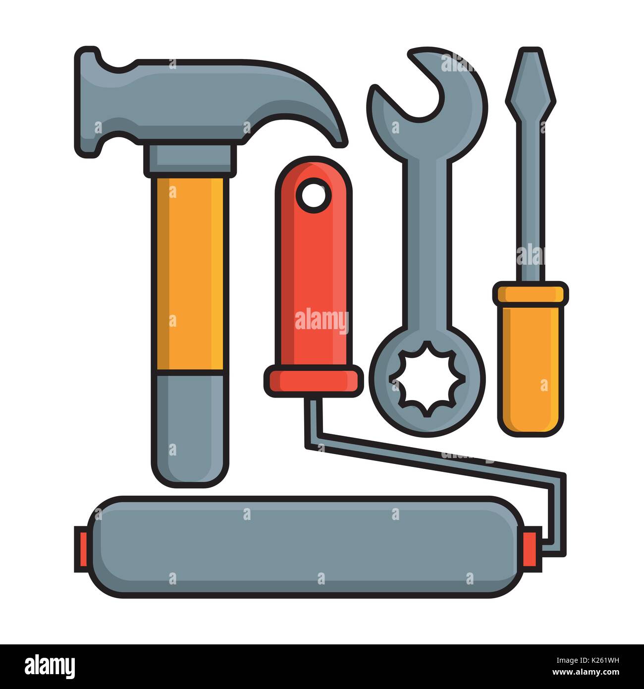 repair tools design Stock Vector Image & Art - Alamy