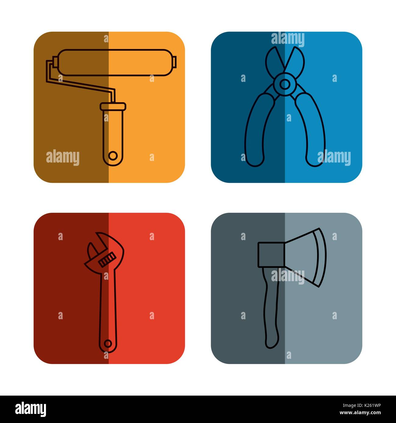 repair tools design Stock Vector Image & Art - Alamy