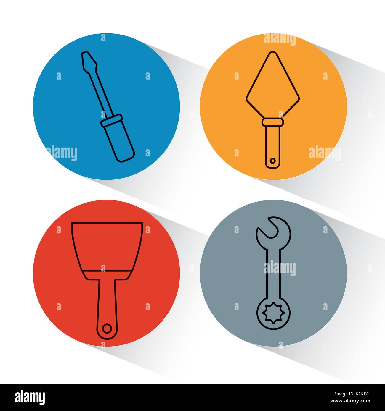 repair tools design Stock Vector Image & Art - Alamy
