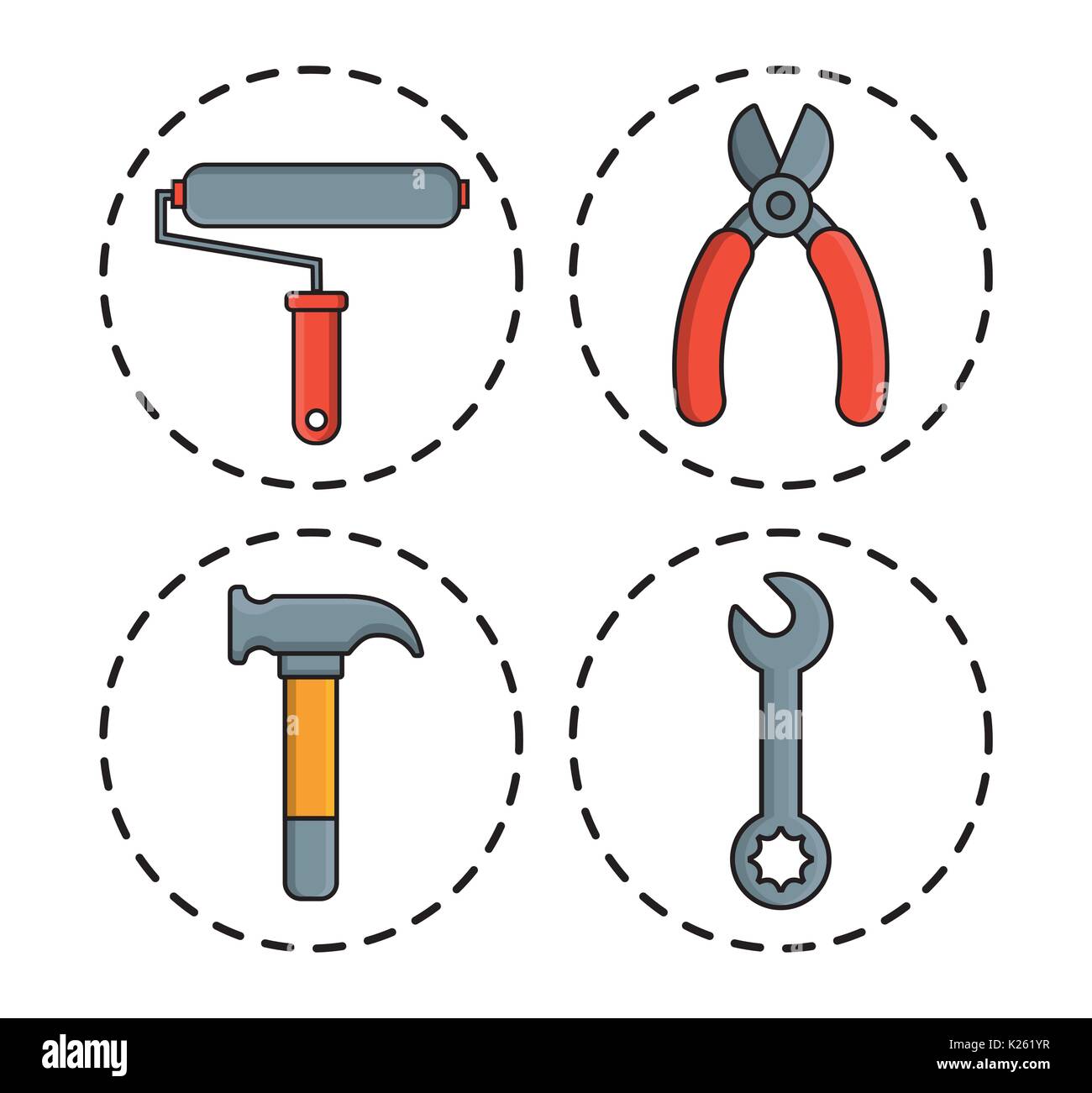 repair tools design Stock Vector Image & Art - Alamy