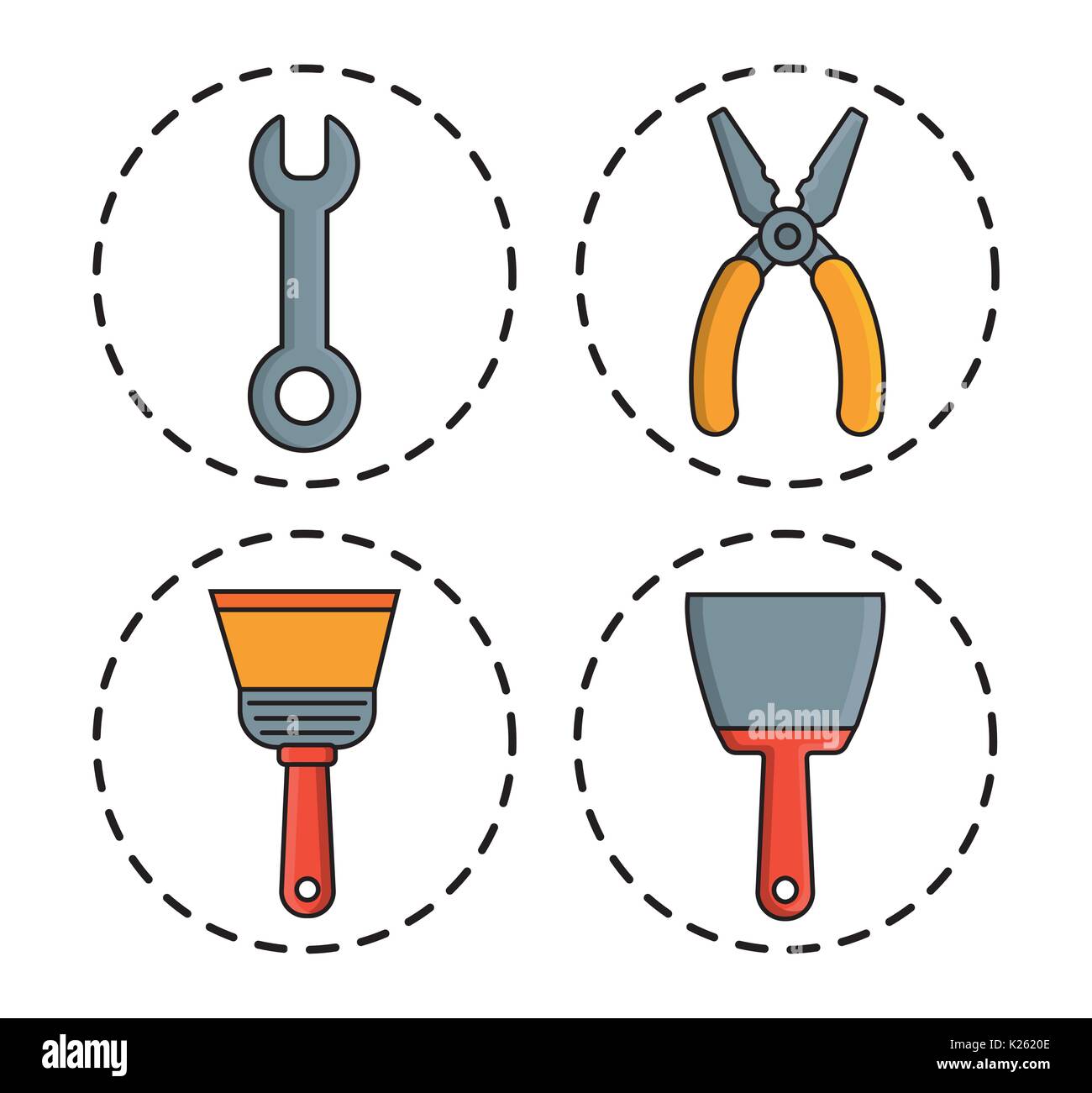 repair tools design Stock Vector Image & Art - Alamy
