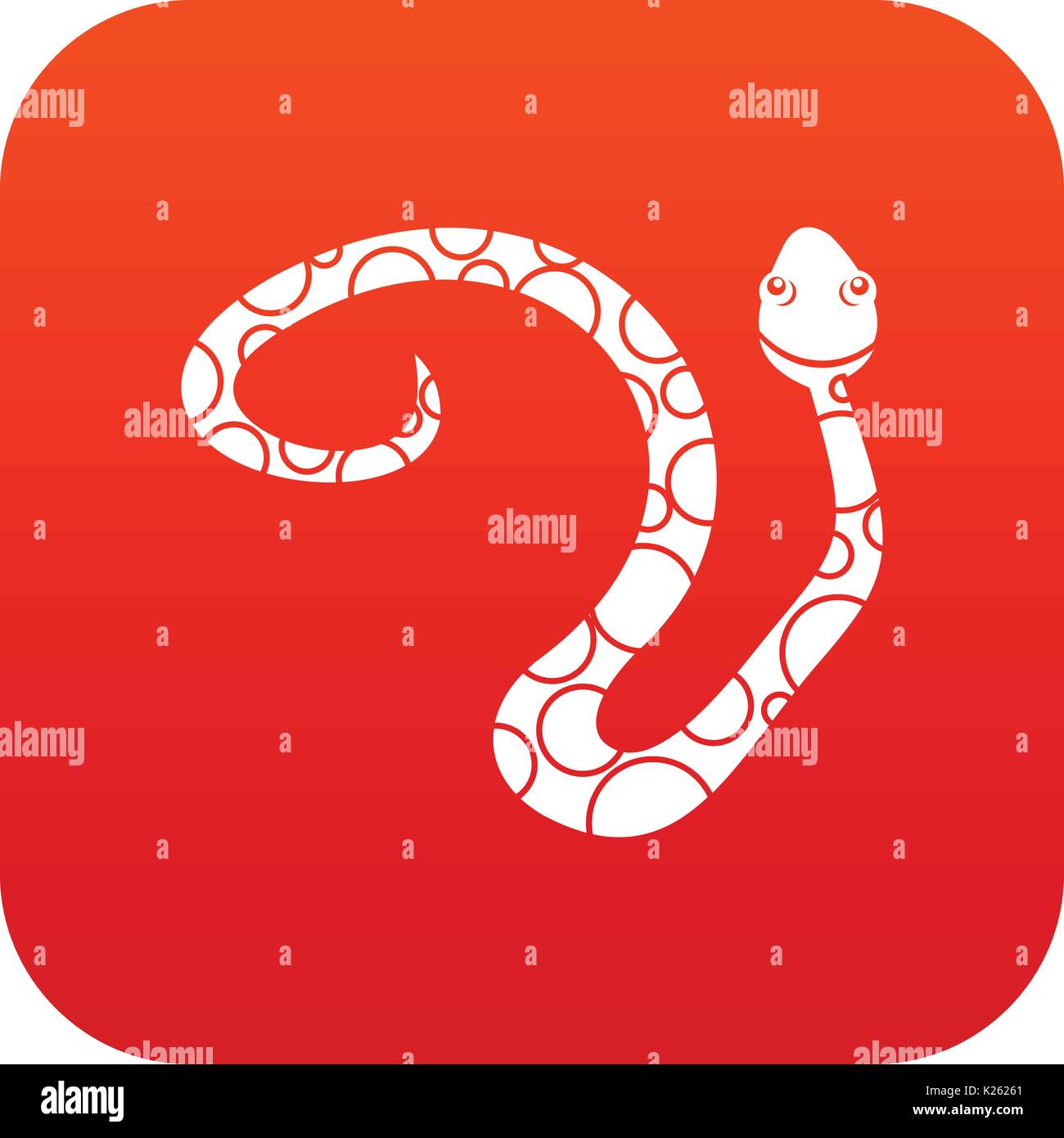 Red spotted snake Stock Vector Images - Alamy