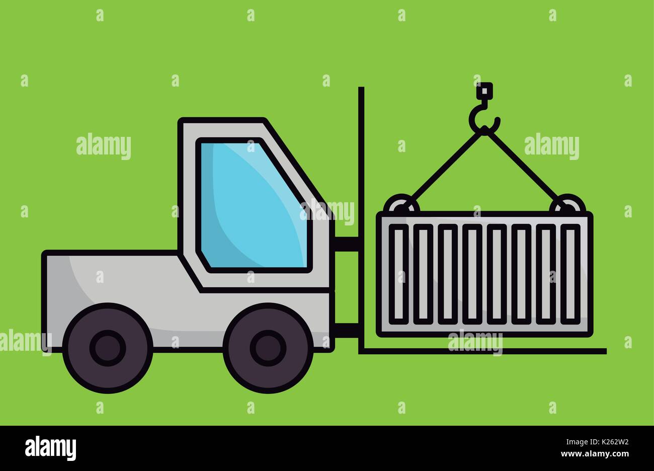 Logistics vehicle system Stock Vector Images - Alamy