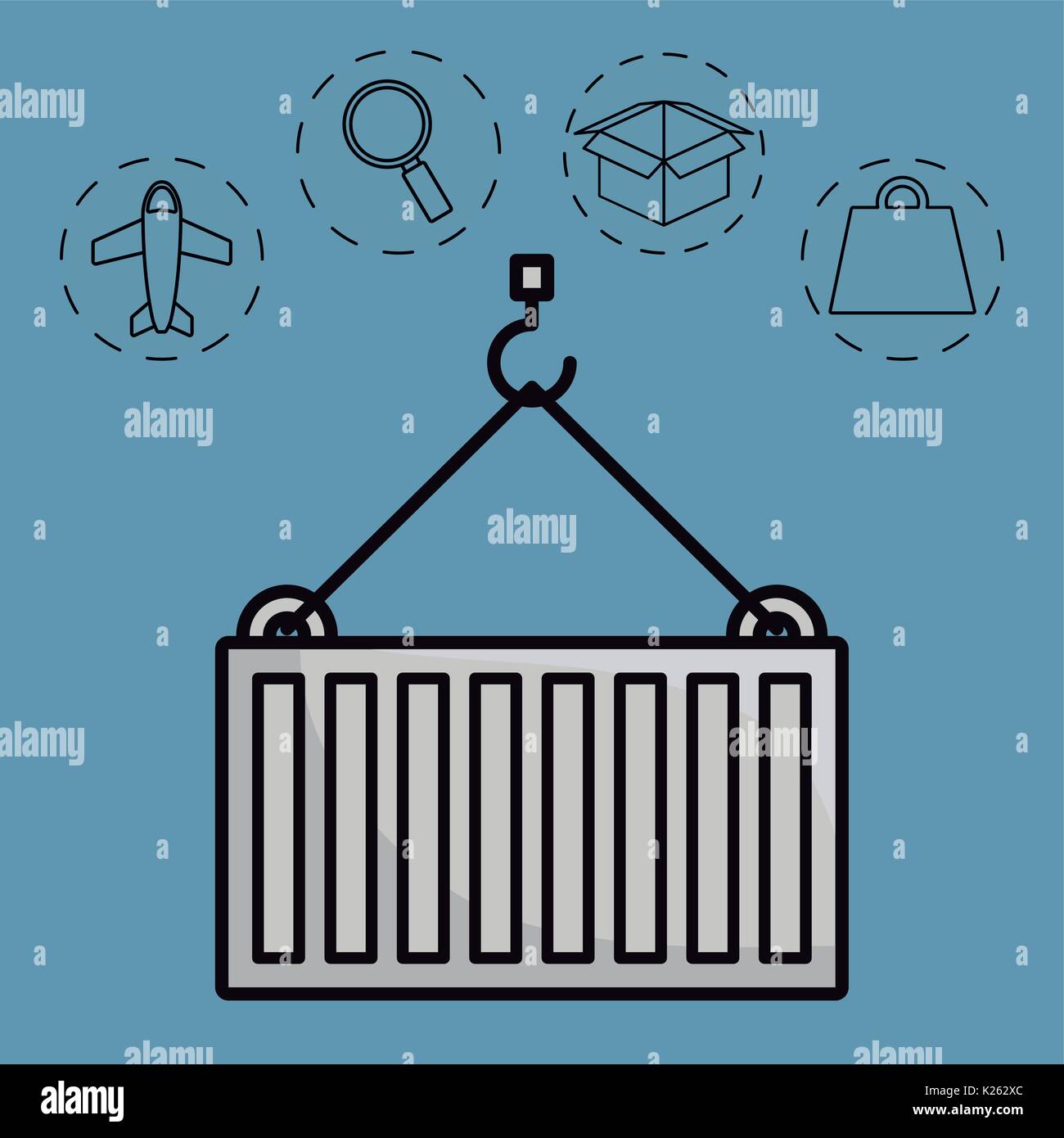 Shipping logistics design Stock Vector Image & Art - Alamy